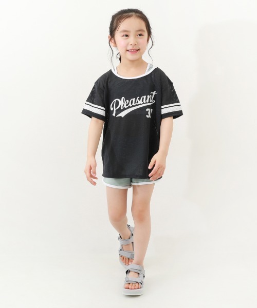 devirock（デビロック） 水着 メッシュTシャツ付き 3Pセパレート水着 キッズ 子供 女の子 : ZOZOTOWN Yahoo!店 - 通販 - Yahoo!ショッピング