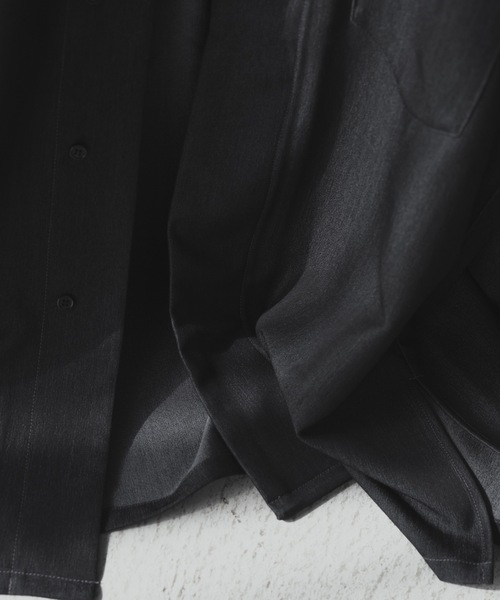 Yahoo!オークション - 「remer」 長袖シャツ MEDIUM ブラック メンズ