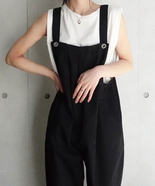 CORNERS 「CORNERS」 オーバーオール M ブラック レディース : ZOZOTOWN Yahoo!店 - 通販 - Yahoo!ショッピング