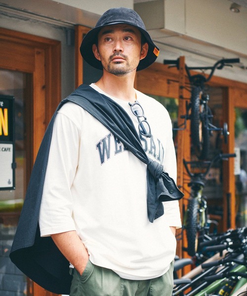 BAYFLOW 「BAYFLOW」 7分袖Tシャツ MEDIUM オフホワイト メンズ : ZOZOTOWN Yahoo!店 - 通販 - Yahoo!ショッピング