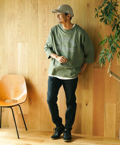 BAYFLOW 「BAYFLOW」 7分袖Tシャツ MEDIUM オフホワイト メンズ : ZOZOTOWN Yahoo!店 - 通販 - Yahoo!ショッピング