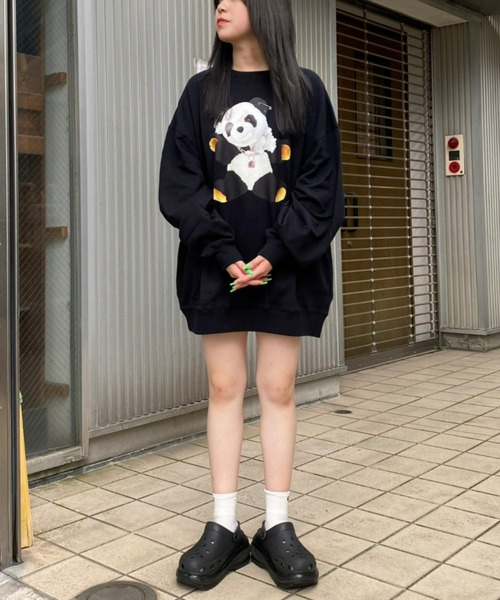 Candy Stripper 「Candy Stripper」 スウェットカットソー 2 ブラック レディース : ZOZOTOWN Yahoo!店 - 通販 - Yahoo!ショッピング