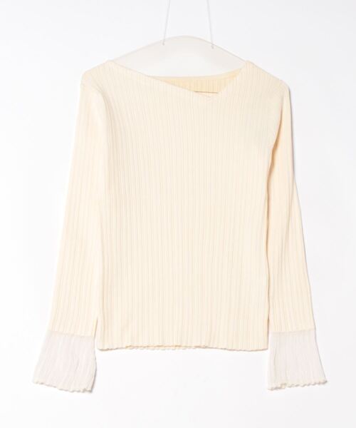 Yahoo!オークション - 「VIS」 Vネックニット FREE オフホワイト レデ...