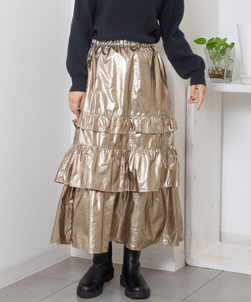 POU DOU スカート ランダムフリルスカート : ZOZOTOWN Yahoo!店 - 通販 - Yahoo!ショッピング