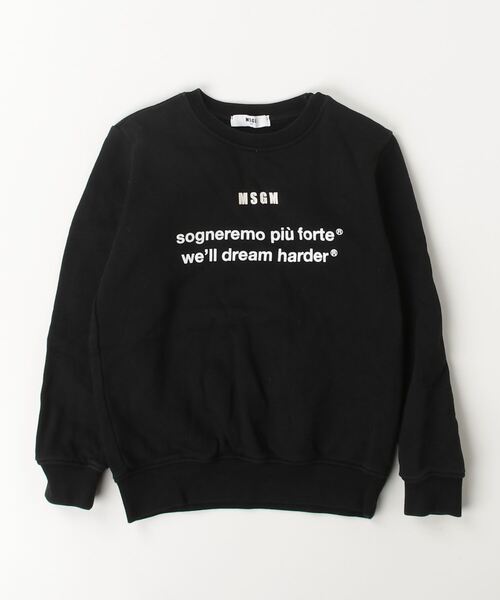 MSGM 「MSGM」 「KIDS」スウェットカットソー 8Y ブラック キッズ : ZOZOTOWN Yahoo!店 - 通販 - Yahoo!ショッピング