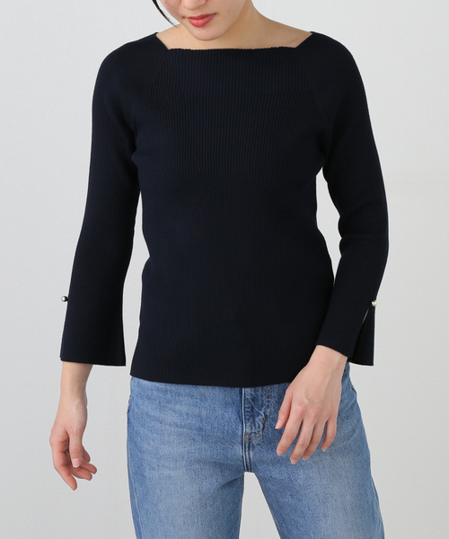 La TOTALITE ニット オフネックリブプルオーバー レディース : ZOZOTOWN Yahoo!店 - 通販 - Yahoo!ショッピング