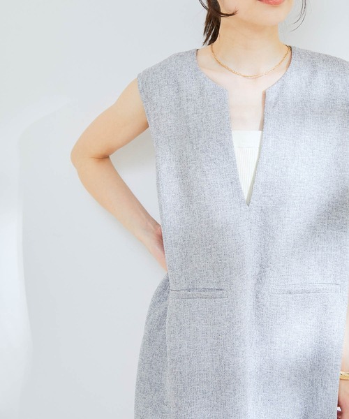 VIS 「VIS」 サロペットスカート FREE グレー系その他 レディース : ZOZOTOWN Yahoo!店 - 通販 - Yahoo!ショッピング