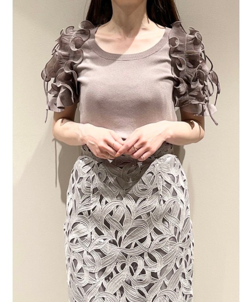 Yahoo!オークション - 「SNIDEL」 ノースリーブニット ONE SIZE ホワイ...