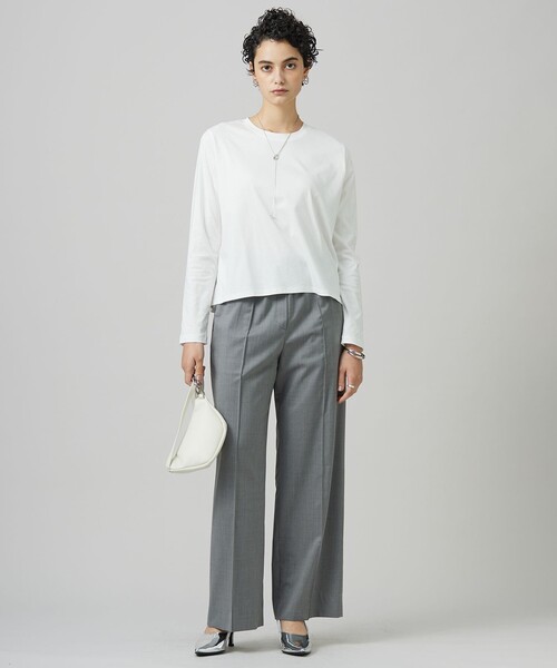 ICB tシャツ 「洗える」シンプルジャージー クロップドTシャツ レディース : ZOZOTOWN Yahoo!店 - 通販 - Yahoo!ショッピング