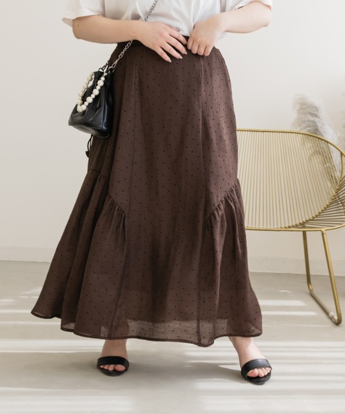 CLETTE 「CLETTE」 フレアスカート 3L ブラウン レディース : ZOZOTOWN Yahoo!店 - 通販 - Yahoo!ショッピング