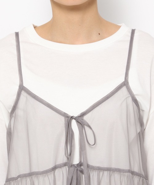 GLOBAL WORK（グローバルワーク） ワンピース 2WAYチュールキャミワンピース/151405 : ZOZOTOWN Yahoo!店 ...