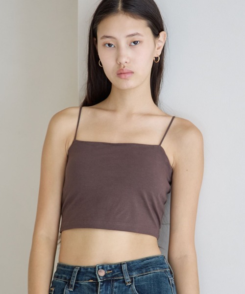 FOREVER21 キャミソール 「2025SS」カップ付きクロップドキャミ : ZOZOTOWN Yahoo!店 - 通販 - Yahoo!ショッピング