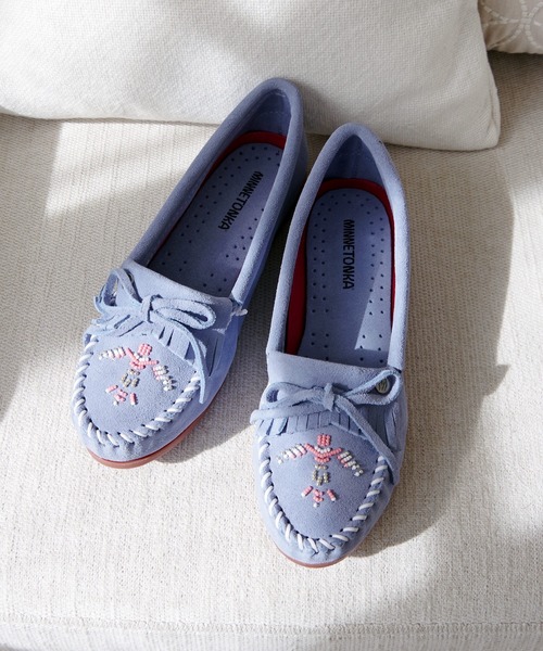 Minnetonka 「Minnetonka」 モカシンシューズ 7 ブルー レディース : ZOZOTOWN Yahoo!店 - 通販 - Yahoo!ショッピング