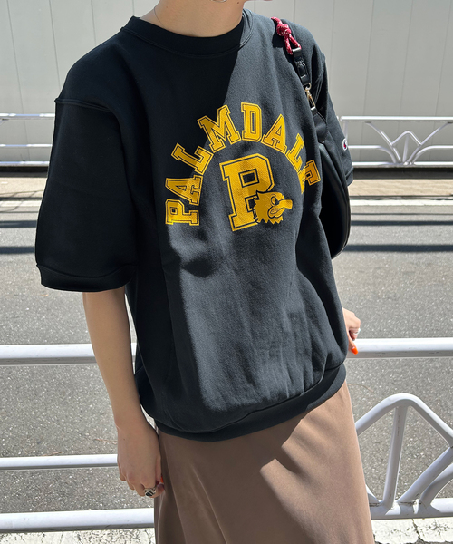 Champion スウェット Champion/チャンピオン 半袖スウェット C3 B002 レディース : ZOZOTOWN Yahoo!店 - 通販 - Yahoo!ショッピング
