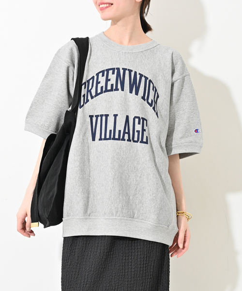 Champion スウェット Champion/チャンピオン 半袖スウェット C3 B002 レディース : ZOZOTOWN Yahoo!店 - 通販 - Yahoo!ショッピング