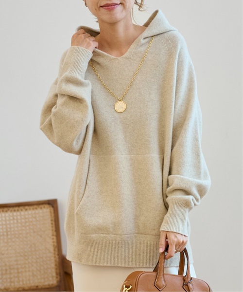 FRAMeWORK 「FRAMeWORK」 長袖ニット - ベージュ レディース : ZOZOTOWN Yahoo!店 - 通販 - Yahoo!ショッピング