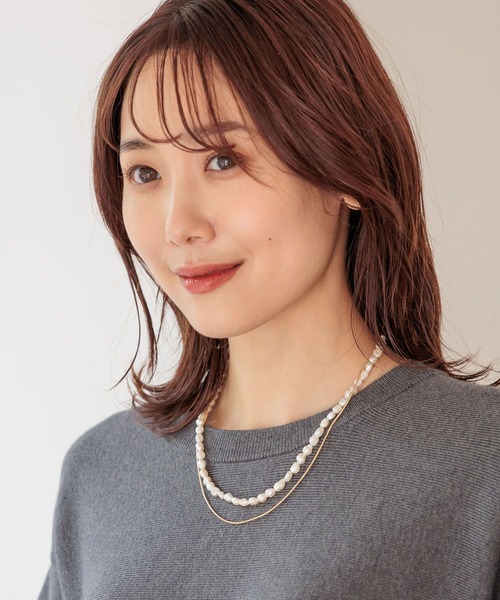 GLOBAL WORK（グローバルワーク） ネックレス 2連淡水パールネックレス/985790 レディース : ZOZOTOWN Yahoo!店 - 通販 - Yahoo!ショッピング