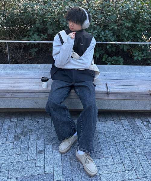 Yahoo!オークション - 「ADAMASTE」 加工デニムパンツ SMALL ブルー メ...