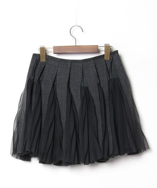 sacai（サカイ） ミニスカート 2 ブラック レディース : ZOZOTOWN