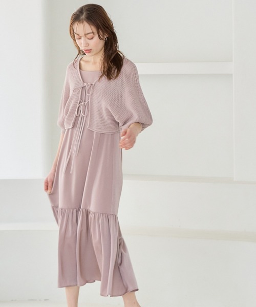 ワンピース メッシュボレロ×キャミワンピース 188189 :71254833:ZOZOTOWN Yahoo!店 - 通販 - Yahoo ...