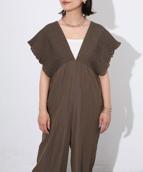 Floran オールインワン ギャザーオールインワン レディース : ZOZOTOWN Yahoo!店 - 通販 - Yahoo!ショッピング