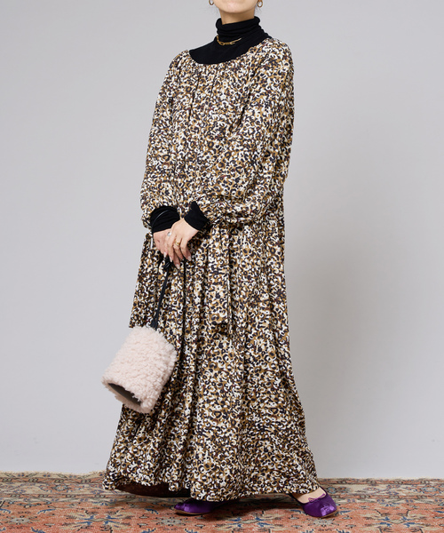 IENA LA BOUCLE 「IENA BOUCLE」 7分袖ワンピース FREE ブラウン レディース : ZOZOTOWN Yahoo!店 - 通販 - Yahoo!ショッピング