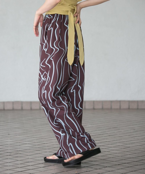 KBF 「KBF」 イージーパンツ ONE レッド系その他 レディース : ZOZOTOWN Yahoo!店 - 通販 - Yahoo!ショッピング