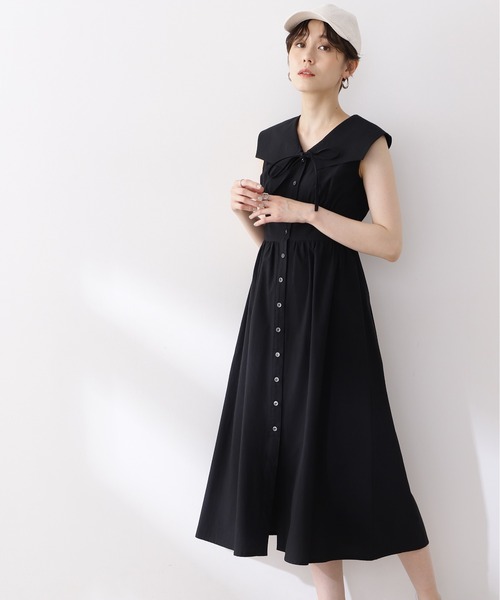 N.Natural Beauty Basic 「N.（N. Natural Basic）」 ノースリーブワンピース SMALL ブラック レディース : ZOZOTOWN Yahoo!店 ...