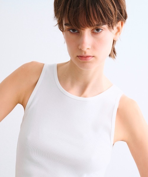 three dots タンクトップ ノースリーブ ヨギ ベーシックタンク by Plax レディース : ZOZOTOWN Yahoo!店 - 通販 - Yahoo!ショッピング