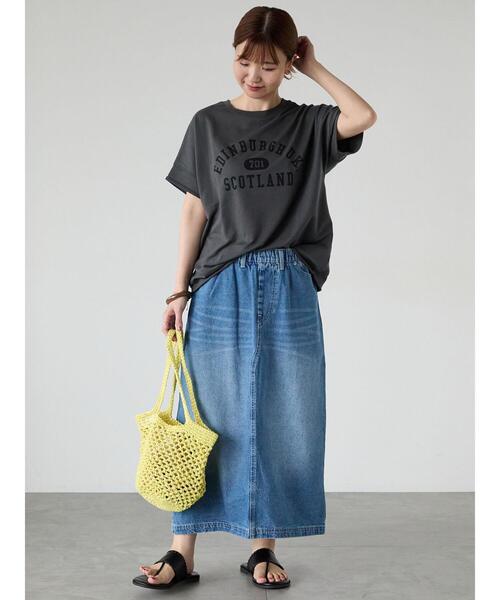 Lugnoncure tシャツ カレッジ風ロゴプリントミニ裏毛トップス レディース : ZOZOTOWN Yahoo!店 - 通販 - Yahoo!ショッピング