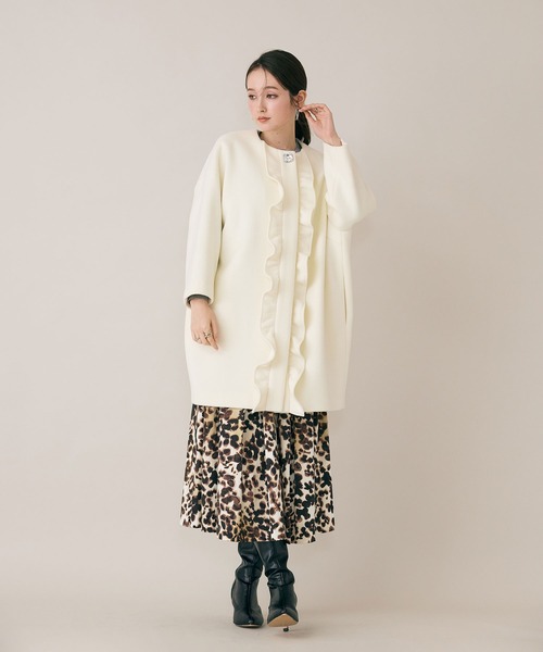 Audie a Muses（オーディア ミューズ） ノーカラーコート コート