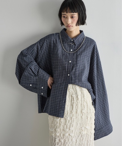 THE Yon 「THE YOn」 長袖シャツ FREE ネイビー レディース : ZOZOTOWN Yahoo!店 - 通販 - Yahoo!ショッピング