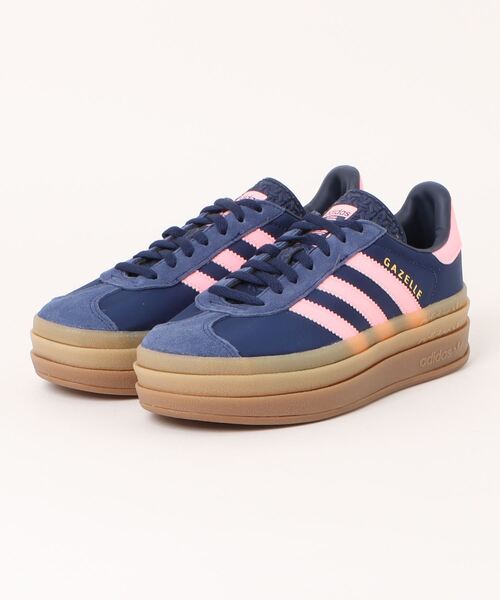 adidas スニーカー ADIDAS アディダス GAZELLE BOLD W ガゼル ボールド IG4390 DARK/PINK/DARK ...
