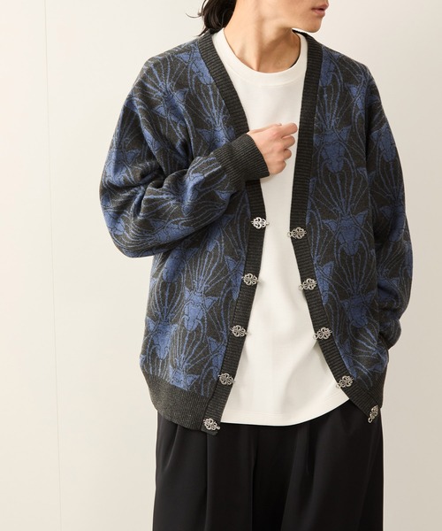 カーディガン メタルホックジャガードカーディガン メンズ : 90305842 : ZOZOTOWN Yahoo!店 - 通販 - Yahoo!ショッピング