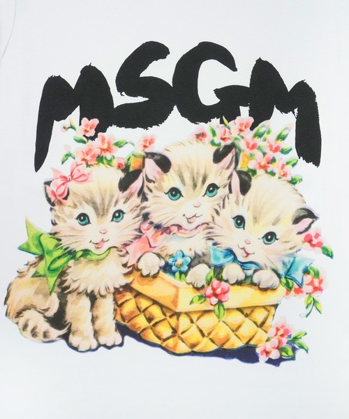 MSGM tシャツ BASKET CATS グラフィックTシャツ レディース : ZOZOTOWN Yahoo!店 - 通販 - Yahoo!ショッピング