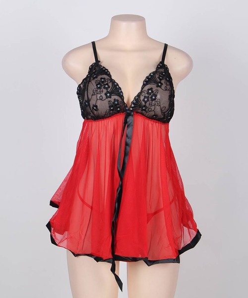 Diable baiser インナーシャツ 肌着 セクシーベビードールキャミソール×パンツ下着2点セット「大きいサイズ有」 レディース : ZOZOTOWN Yahoo!店 - 通販 ...