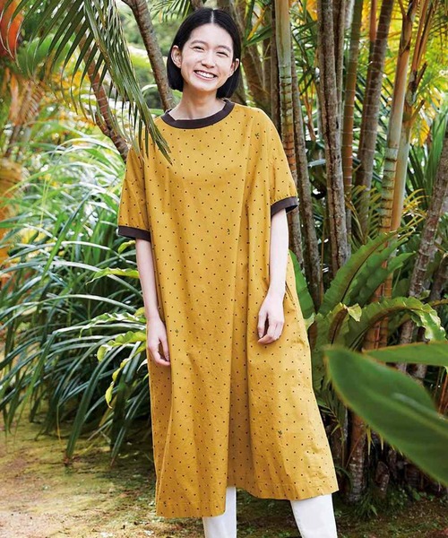 Sunny clouds 「Sunny clouds」 半袖ワンピース X-LARGE イエロー レディース : ZOZOTOWN Yahoo!店 - 通販 - Yahoo!ショッピング