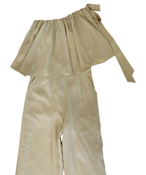 Yahoo!オークション - 「anuans」 オールインワン MEDIUM ブラック レ...