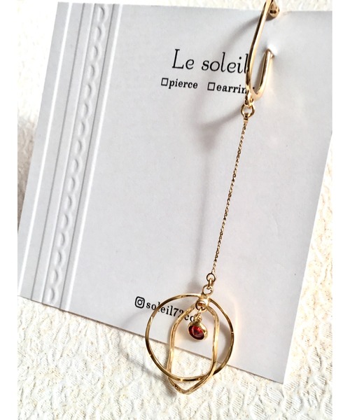 TONE（トネ） イヤーカフ 「Le soleil」上品に揺れる 14kgpイヤーカフ(MA) レディース : ZOZOTOWN Yahoo!店 - 通販 - Yahoo!ショッピング