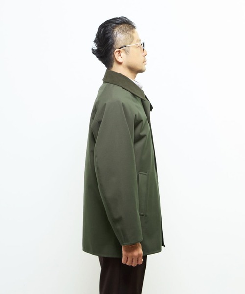 MEN'S MELROSE ブルゾン アウター ボンディングツイルステンカラー