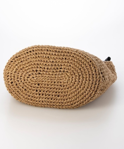 cache かごバッグ カゴバッグ カシュカシュ cachecache / リボンハンドル地柄編みトート : ZOZOTOWN Yahoo!店 - 通販 - Yahoo!ショッピング