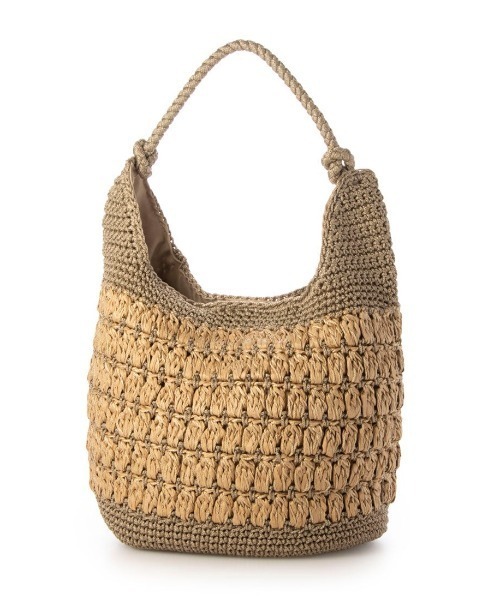 cache バッグ カゴバッグ カシュカシュ cachecache / コンビ編みワンハンドルトート レディース : ZOZOTOWN Yahoo!店 - 通販 - Yahoo!ショッピング