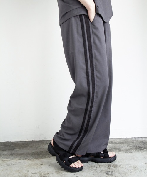 COMMON WARE パンツ COMMONWARE:リネンライクライン入りイージーパンツ メンズ レディース : ZOZOTOWN Yahoo!店 - 通販 - Yahoo!ショッピング