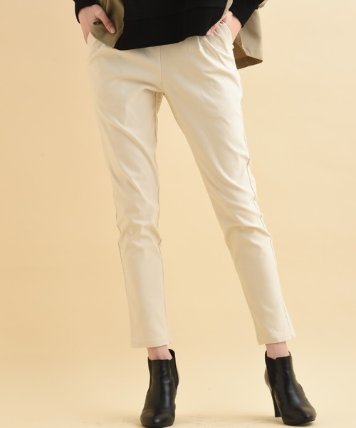 Yahoo!オークション - 「INTERPLANET」 イージーパンツ SMALL モカ レ...