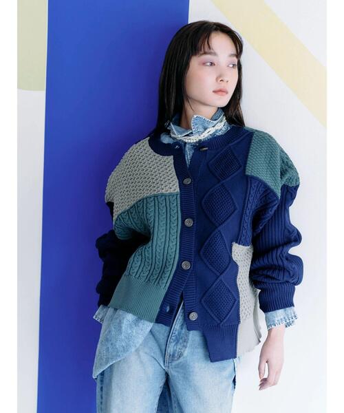 Yahoo!オークション - 「KBF」 長袖ニット FREE オフホワイト レディー...