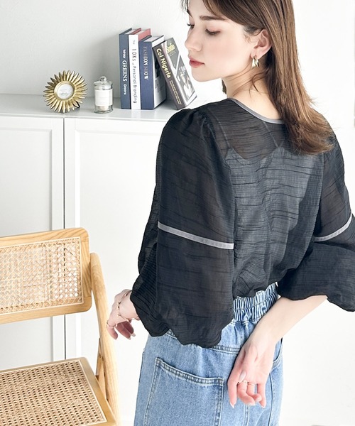 classicalelf 「classicalelf」 7分袖ブラウス X-LARGE アイボリー レディース : ZOZOTOWN Yahoo!店 - 通販 - Yahoo!ショッピング