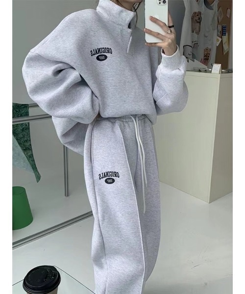 Yahoo!オークション - 「Chick」 セットアップ L グレー レディース