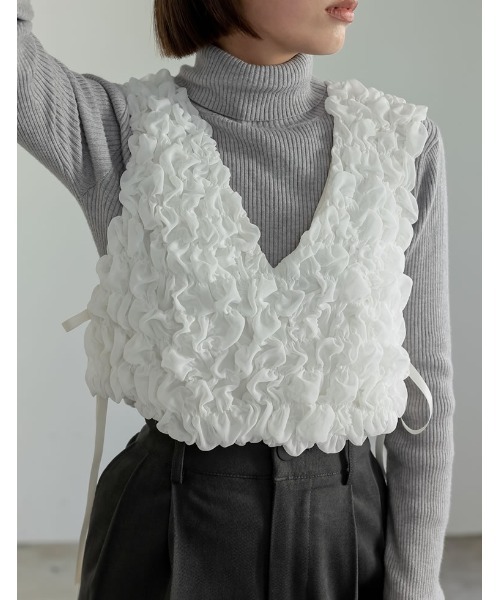 Re:EDIT 「Re:EDIT」 ノースリーブブラウス MEDIUM アイボリー レディース : ZOZOTOWN Yahoo!店 - 通販 - Yahoo!ショッピング