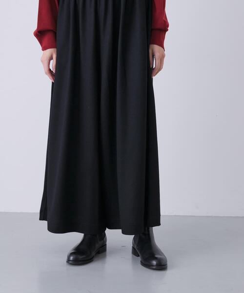 かぐれ パンツ ウールカットワイドキュロット レディース : ZOZOTOWN