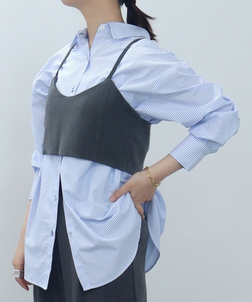 HEILIS（ヘイリス） キャミソール バックリボンビスチェ / バックリボン ビスチェ レイヤード : ZOZOTOWN Yahoo!店 ...